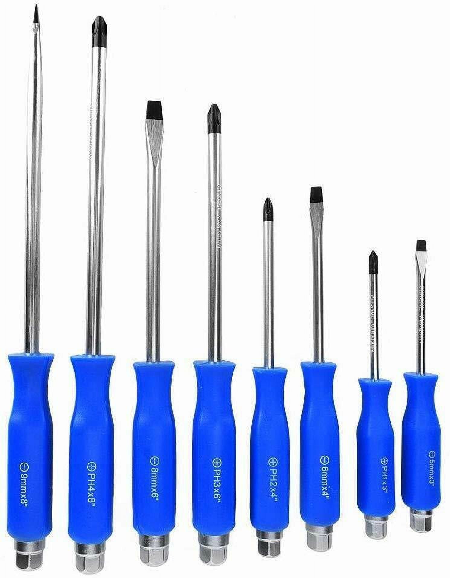 8pc Piece Hammer Head Screwdriver Commercial Grade Set Magnetic Tip ...