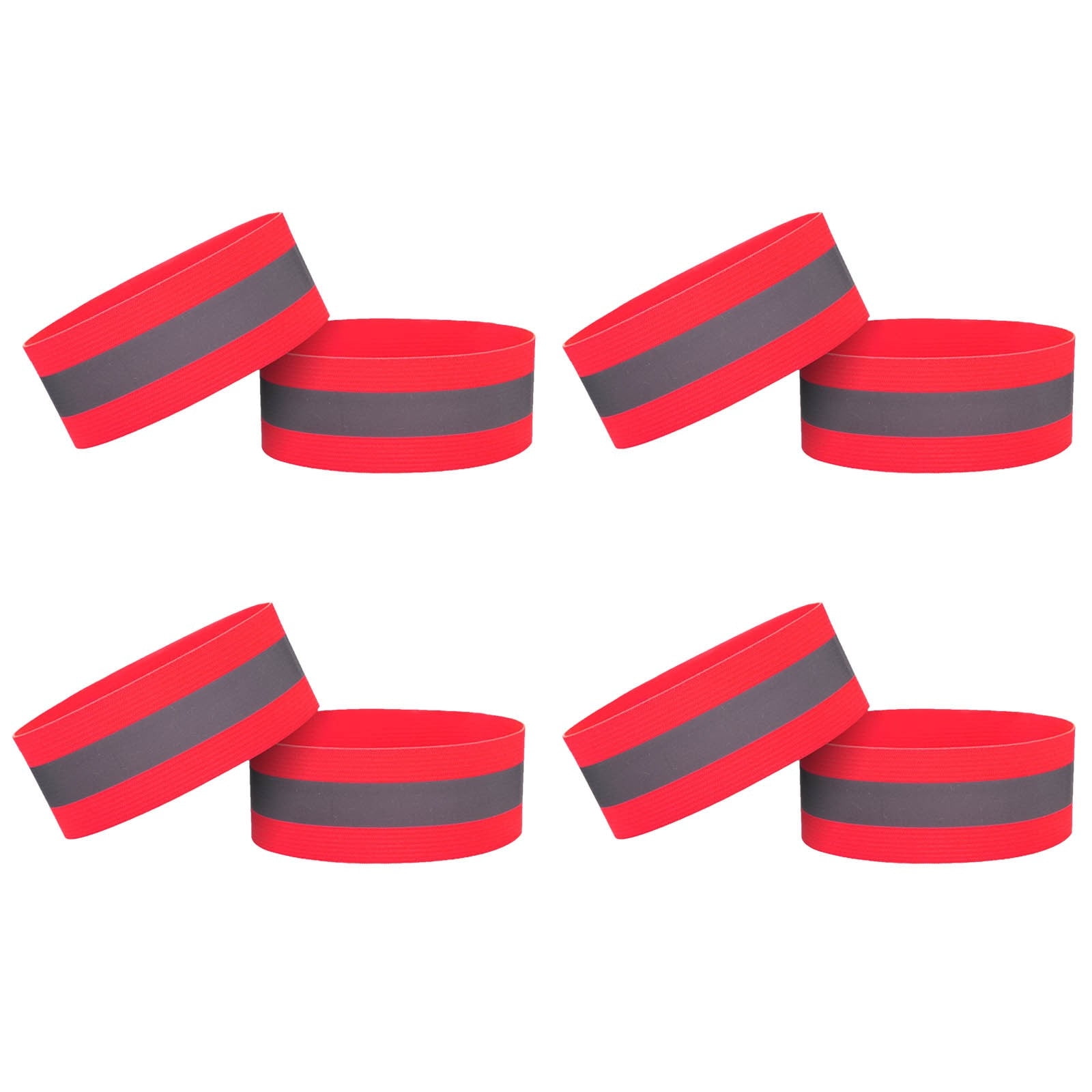 8pc Reflective Bands Reflector Bands for Wrist, Arm, Ankle, Leg, High ...