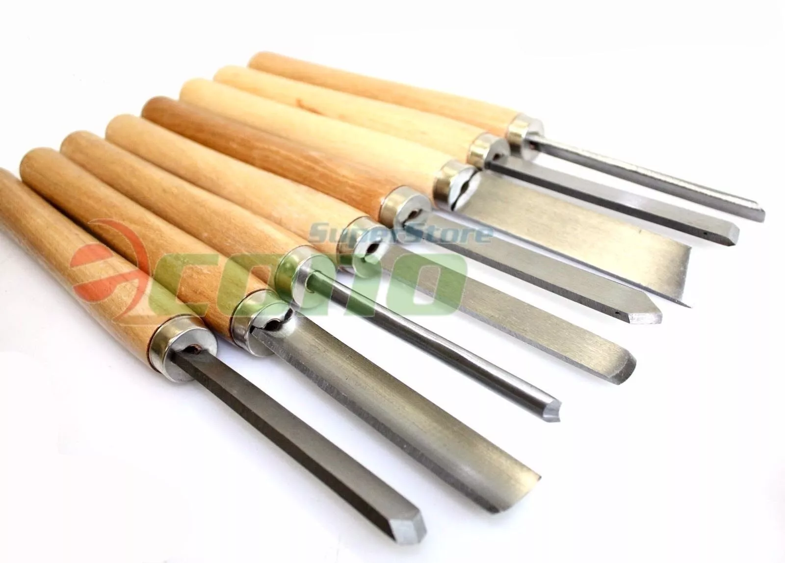 8pc Wood Lathe Chisel Set Turning Tools Woodworking Gouge Skew Parting Spear - Walmart.com