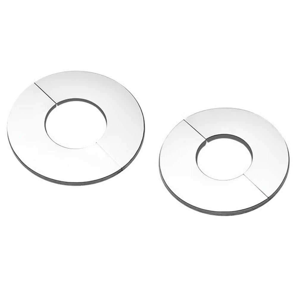 8Pcs 24mm 28mm Wall Split Flange Stainless Steel Pipe Hole Cover Plate ...