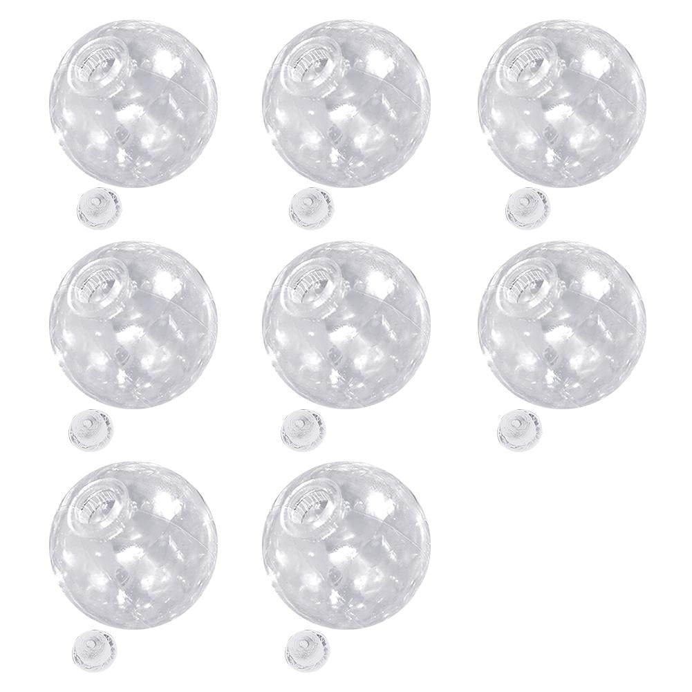 8pcs 3.5cm transparent ball skin + cover (A) $ milky white tpr hollow ...