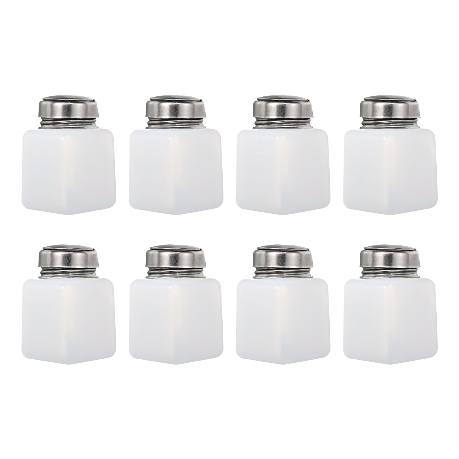 8pcs 4 Oz/120ml Alcohol Push Down Pump Dispenser Bottle Press Liquid ...