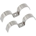 8pcs 40mm 304 Stainless Steel Double Line Clamps Pipe Clamp with Screws ...