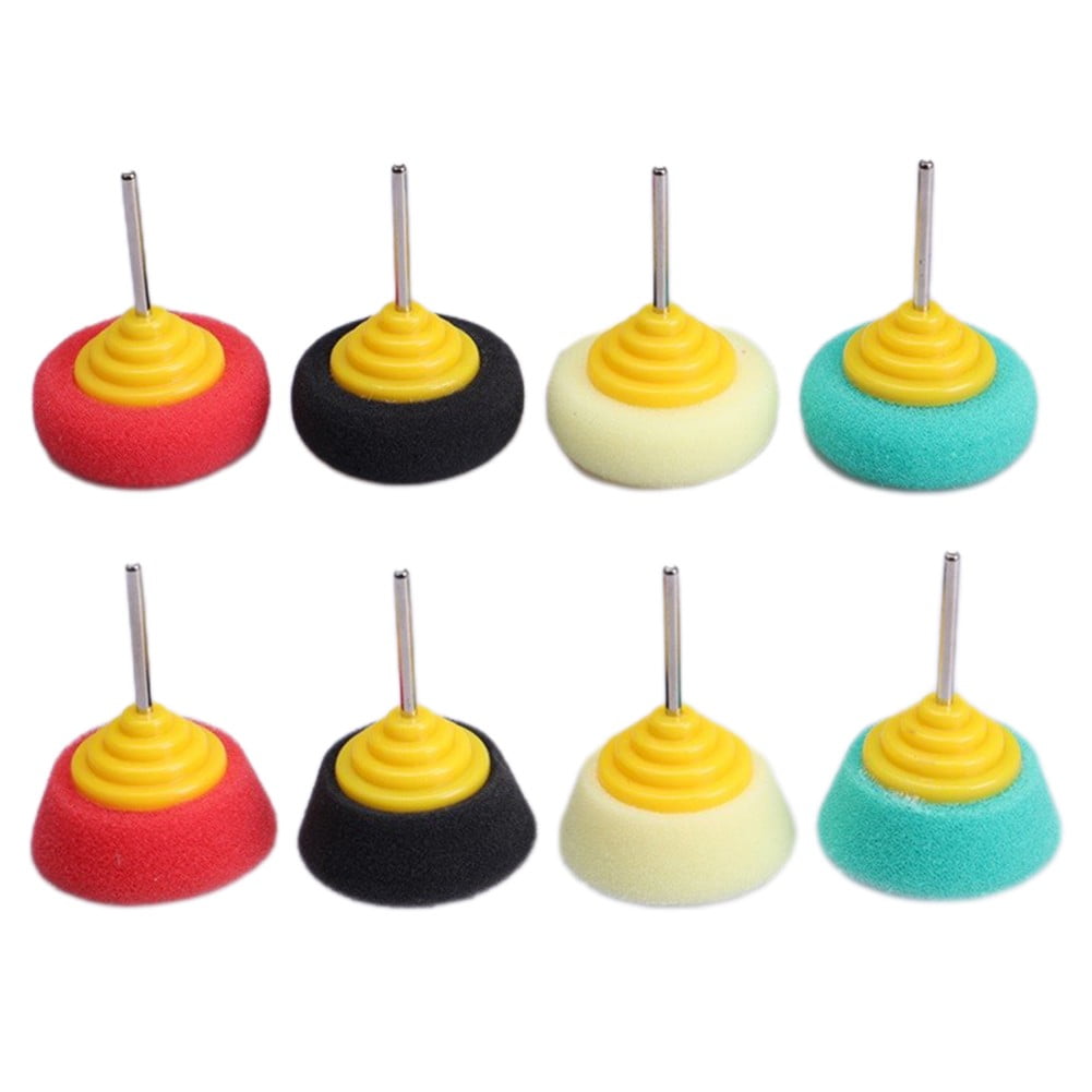 8pcs 40mm Mini Polishing Sponge Buffing Wheel For Car Hub Steel Rim ...