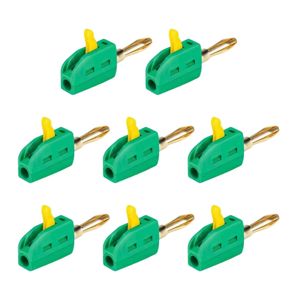 8pcs 4MM high current quick connection Banana connector Gold plated ...