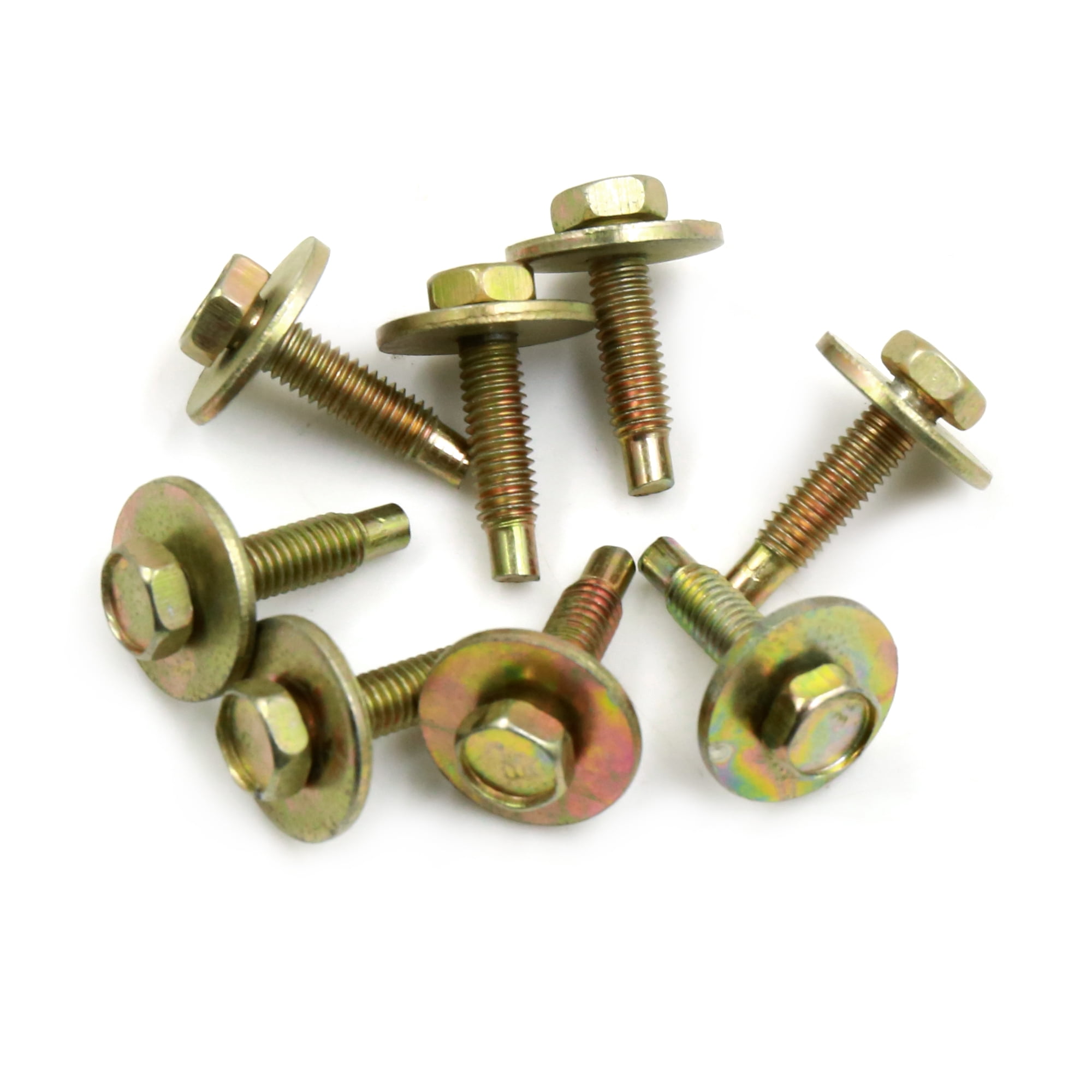 8pcs 5.9 x 28.3mm Stainless Steel Bolt Screw for Car Bumper License ...