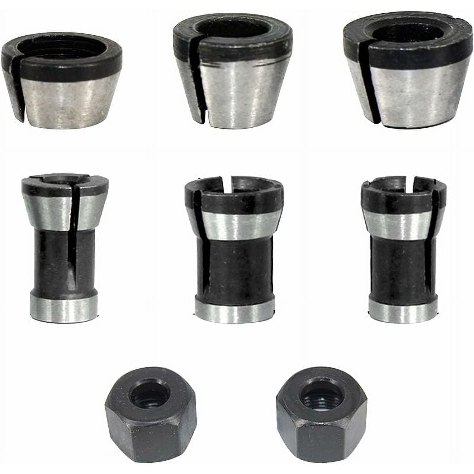 8pcs 6.35/8mm Router Collet Chuck for Woodworking Milling Cutter ...