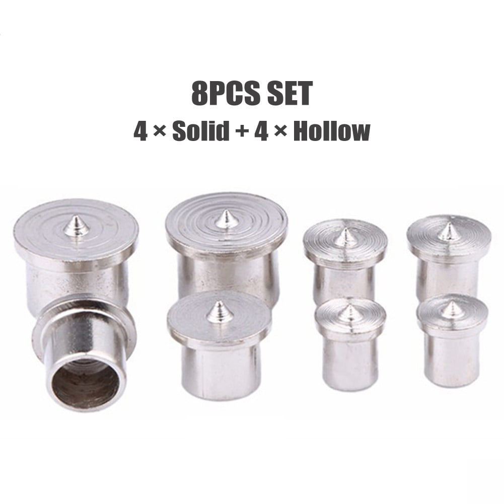 8pcs 6-8-10-12mm Solid Hollow Dowel Centre Point Marker Hole Tenon Center Set - Walmart.com