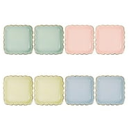 Square Paper Plates, 9 in, Hot Pink, 14ct - Walmart.com