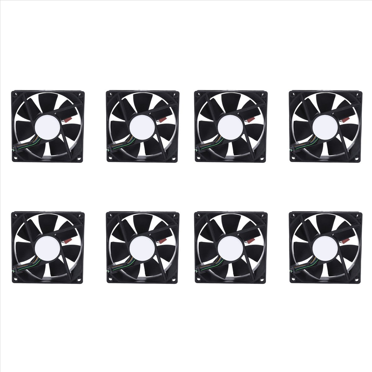 8pcs 90 X 90 X 25MM DC 12V 0.60A 4-Pin Computer Cpu Cooling Fans,8 X ...