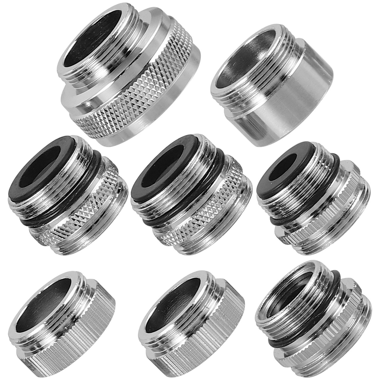 8pcs Aerator Adapter Set Kitchen Faucet To Hose Adapters Faucet ...
