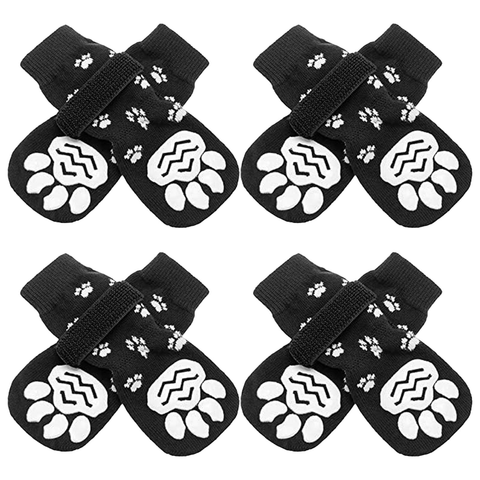 8pcs Anti Dog Socks to Prevent Licking Paws, Dog Shoes for Winter ...