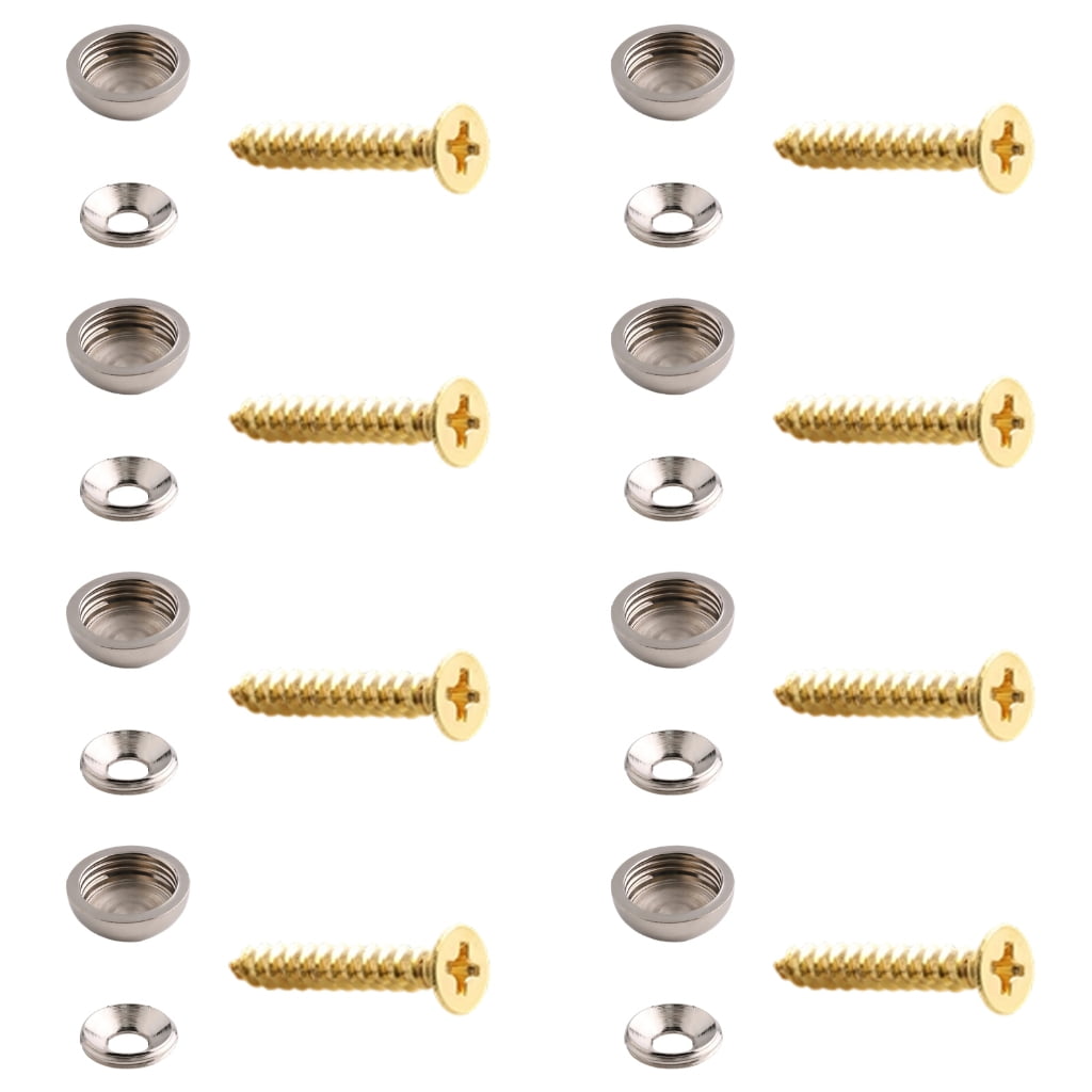 Practical Brass Mirror Screw Fasteners With Decorative Domes Caps ...