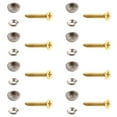 Practical Brass Mirror Screw Fasteners With Decorative Domes Caps ...