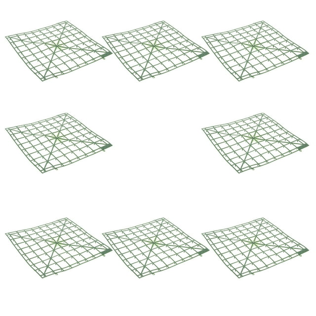 YuYiSan 8Pcs Decorative Flower Grid Panels Wedding Adornment Flower ...