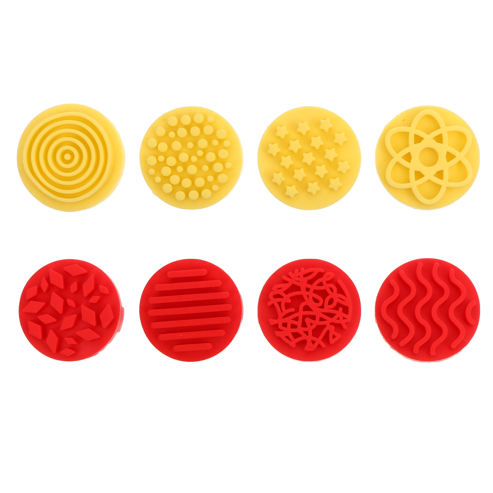 8pcs Assorted Pattern Kids Stamps Graffiti Finger Stamp Rubber Painting ...