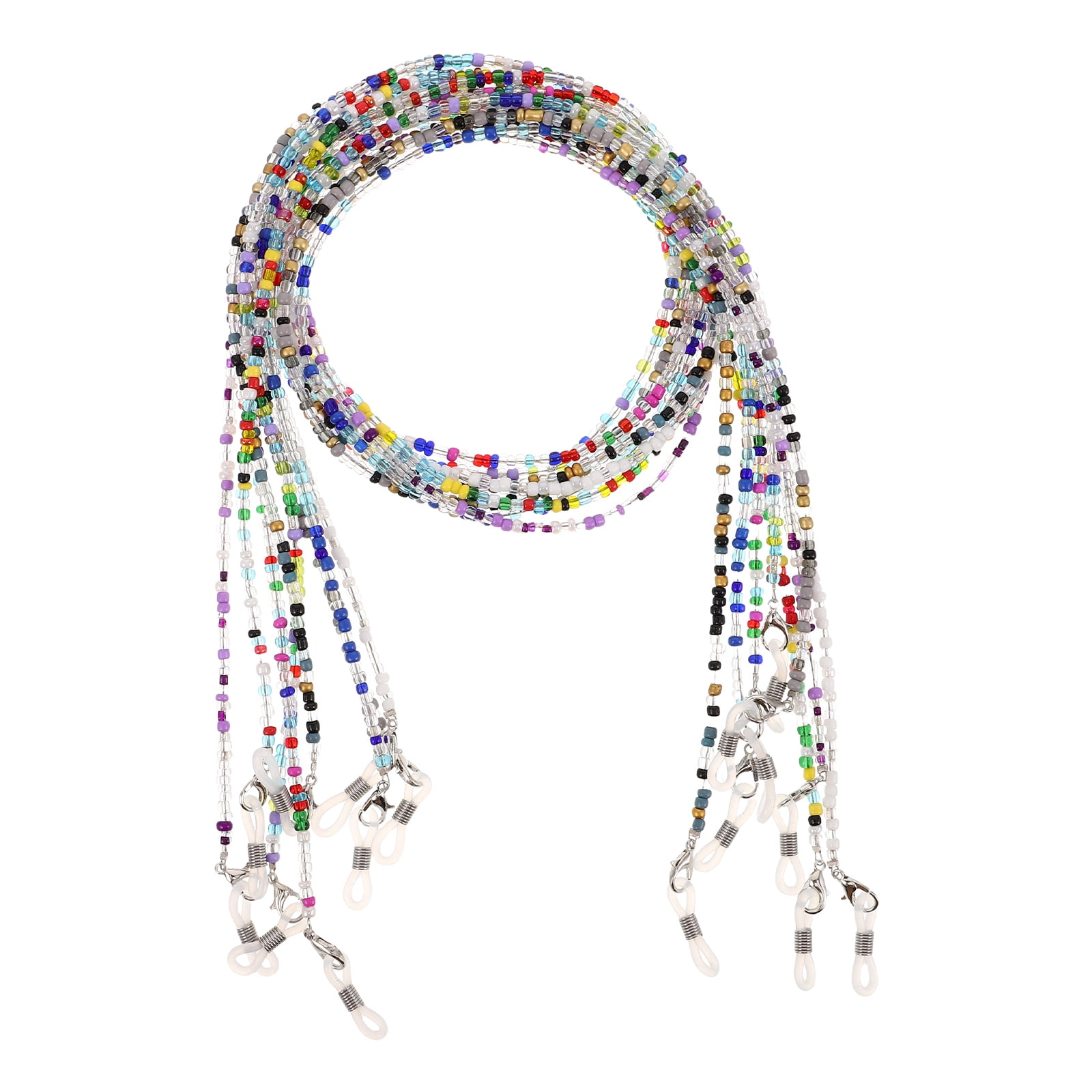 8pcs Beaded Eyeglass Chains for Women Girls Colorful Mask Glasses ...