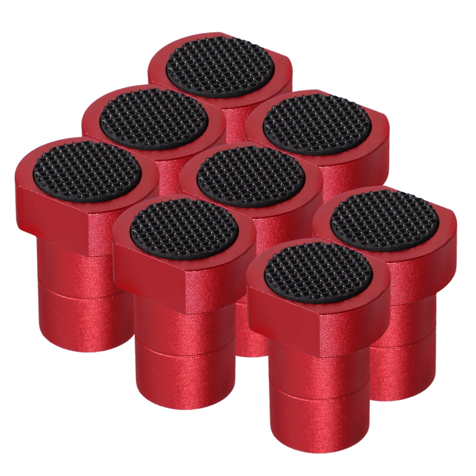 8 Pcs Limit Block Woodworking Clamp Workbench Short Plug Anti-slip Red ...