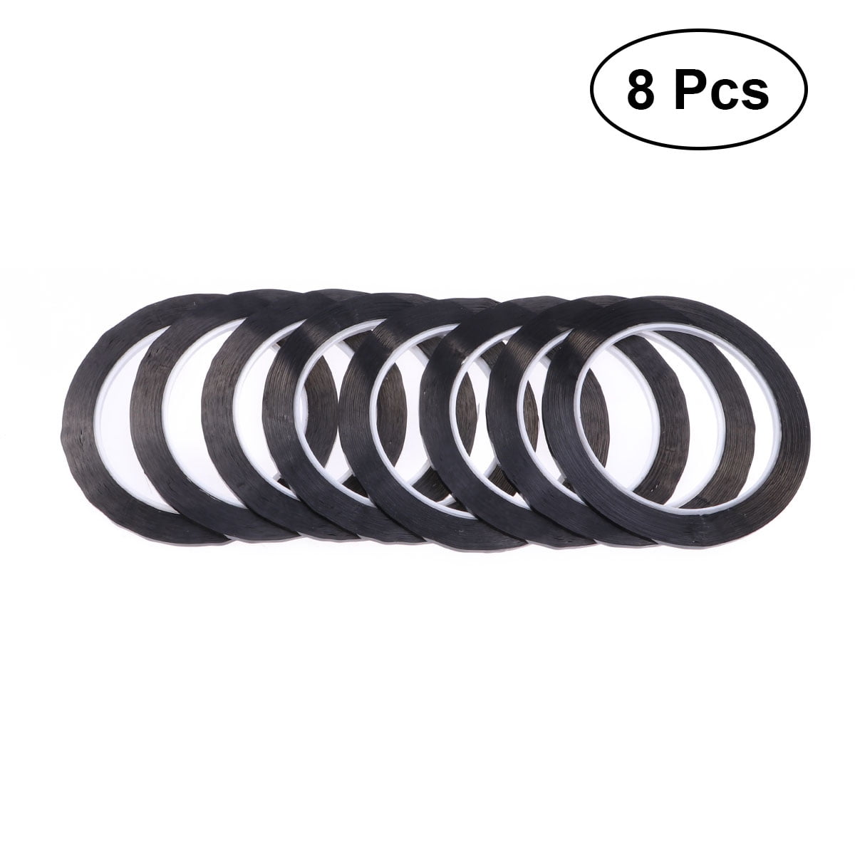 8pcs Black Grid Marking Tape Set, Self-Adhesive Border Art Tape for ...