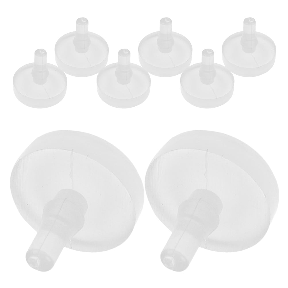 Phenofice Brake Light Switch Rubber Pads, White Car Pedal Stoppers ...