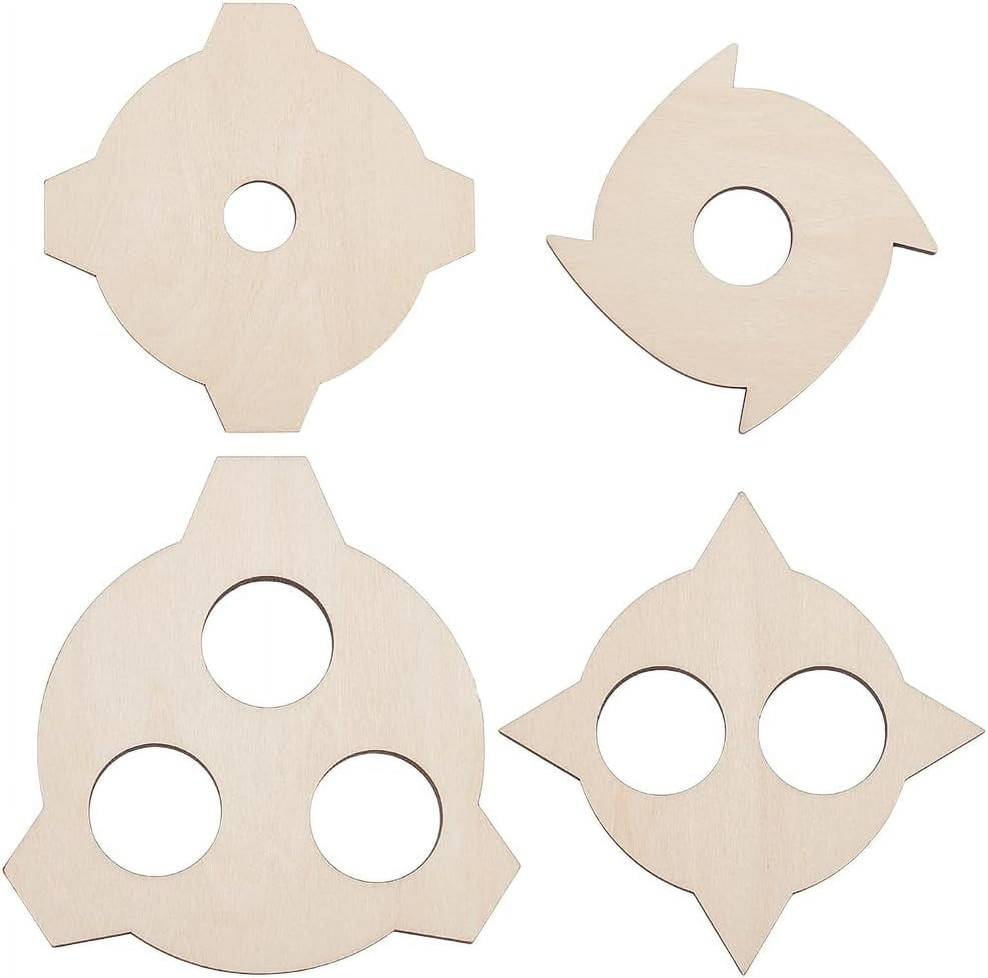 8pcs Burlywood Wick Centering Tool Round Wood Candle Wicks Centering ...