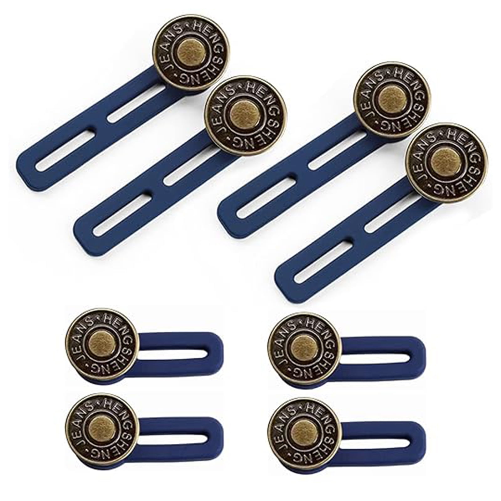 8pcs Button Extenders for Jeans Trousers, Adjustable Button Pants Waist ...