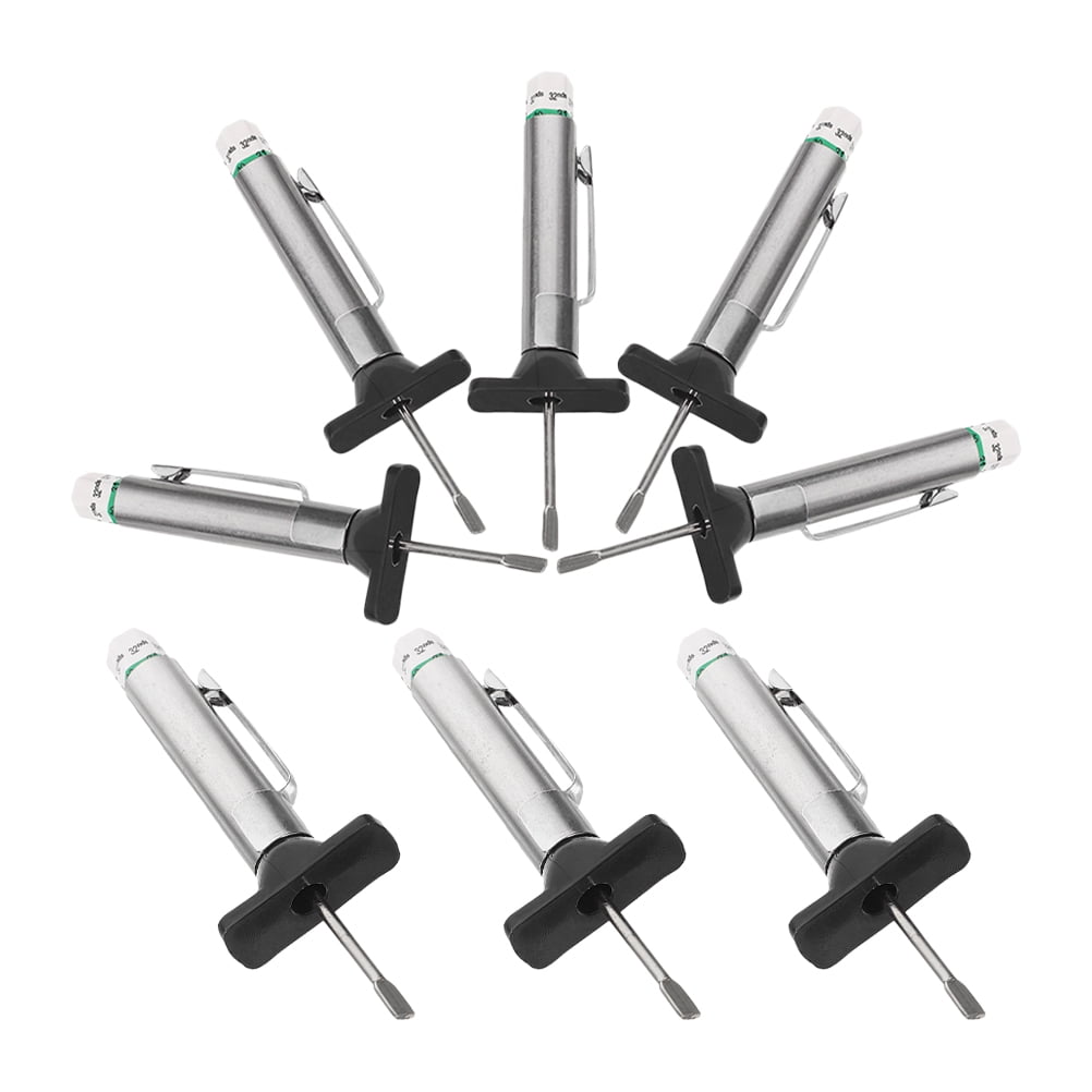 8pcs Car Tire Tread Depth Gauges Car Tire Pressure Measuring Gauges ...