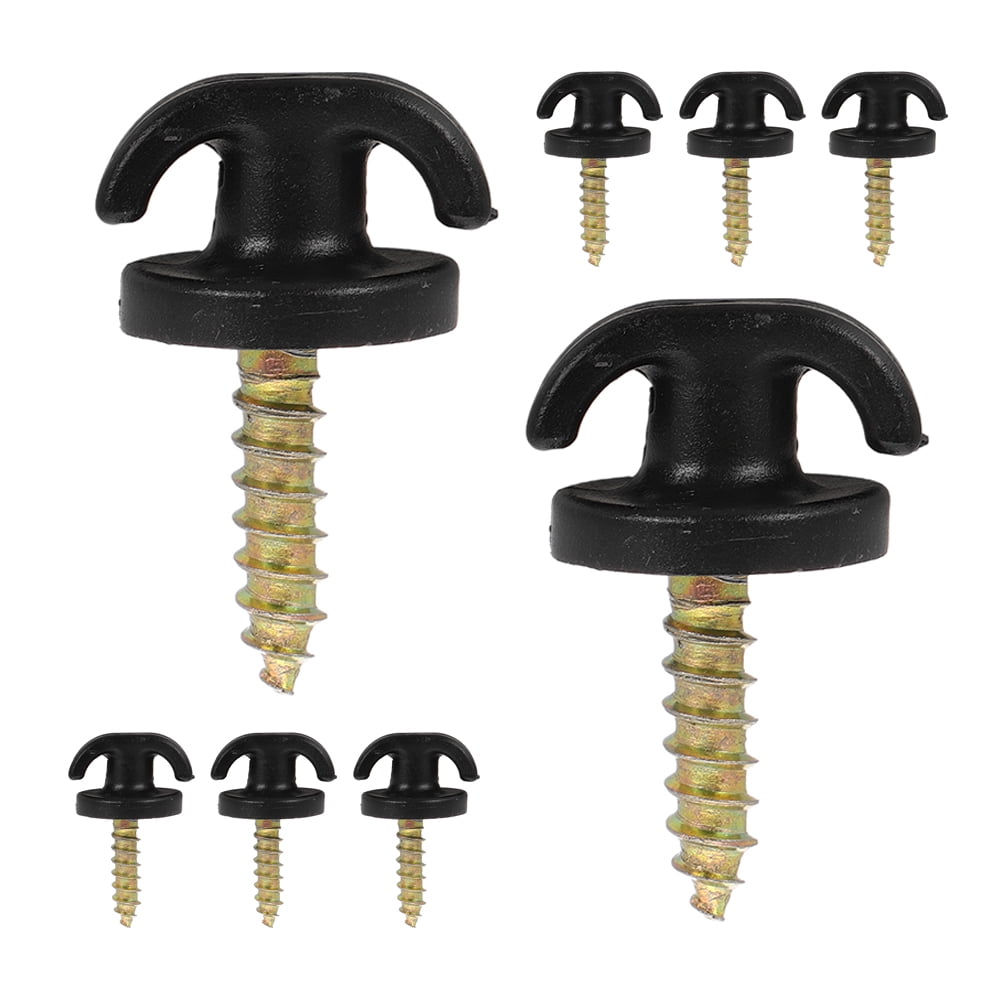 8pcs Car Trunk Hook Ring Universal Cargo Net Tie Down Hook Luggage Net ...