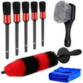 8pcs Car Wheel Brush Set, Car Detailing Kit Include 17" Long Soft Wheel ...