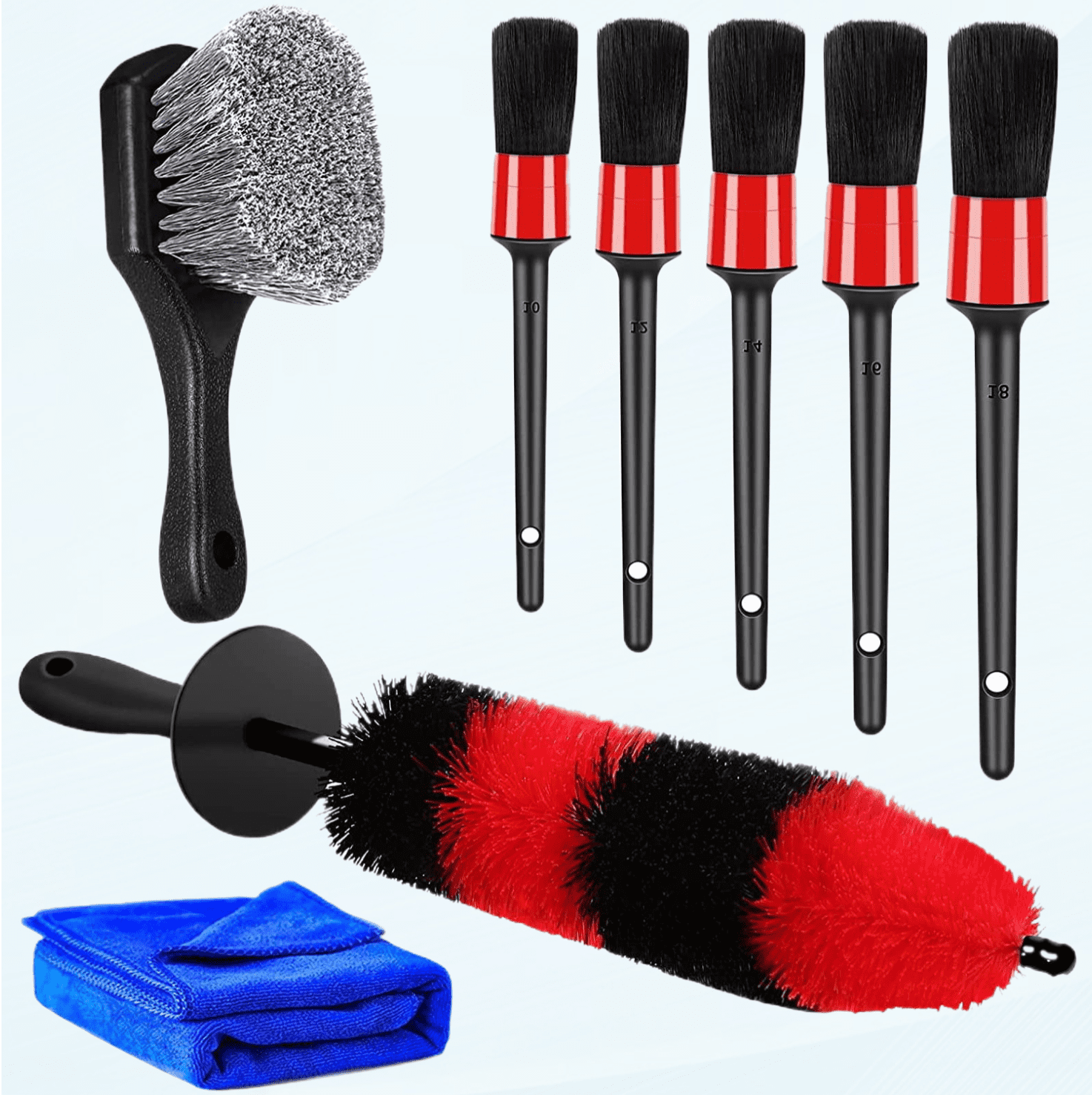 Customer reviews for 8pcs Car Wheel Brush Set, Car Detailing Kit ...