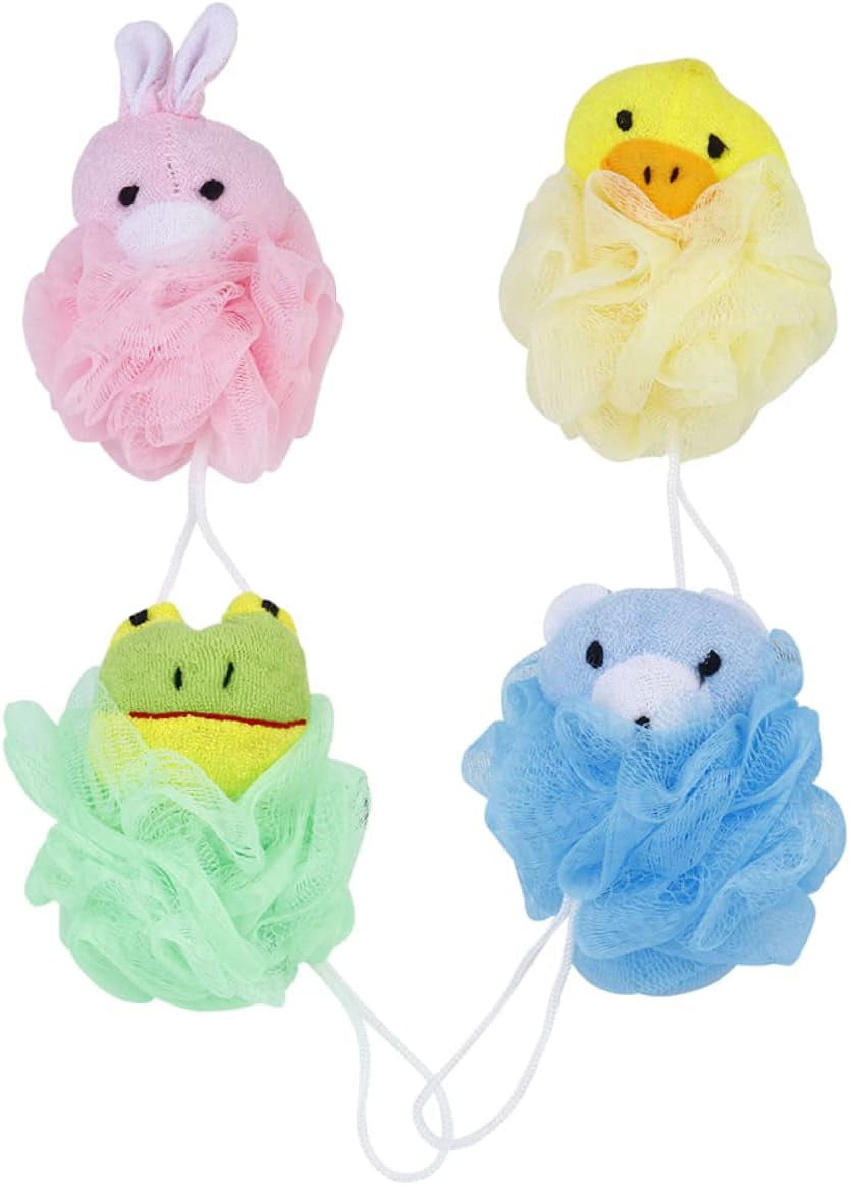 Shower Pouf Sponge 8pcs Cartoon Bath Ball Face Sponge Sponge for ...