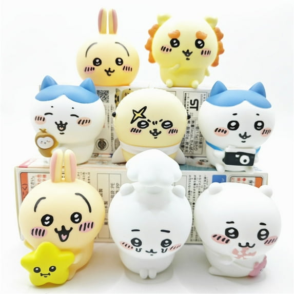 8pcs Cartoon Chiikawa Chikawa Doll Lambda Usagi Series Doll Hachiko ...
