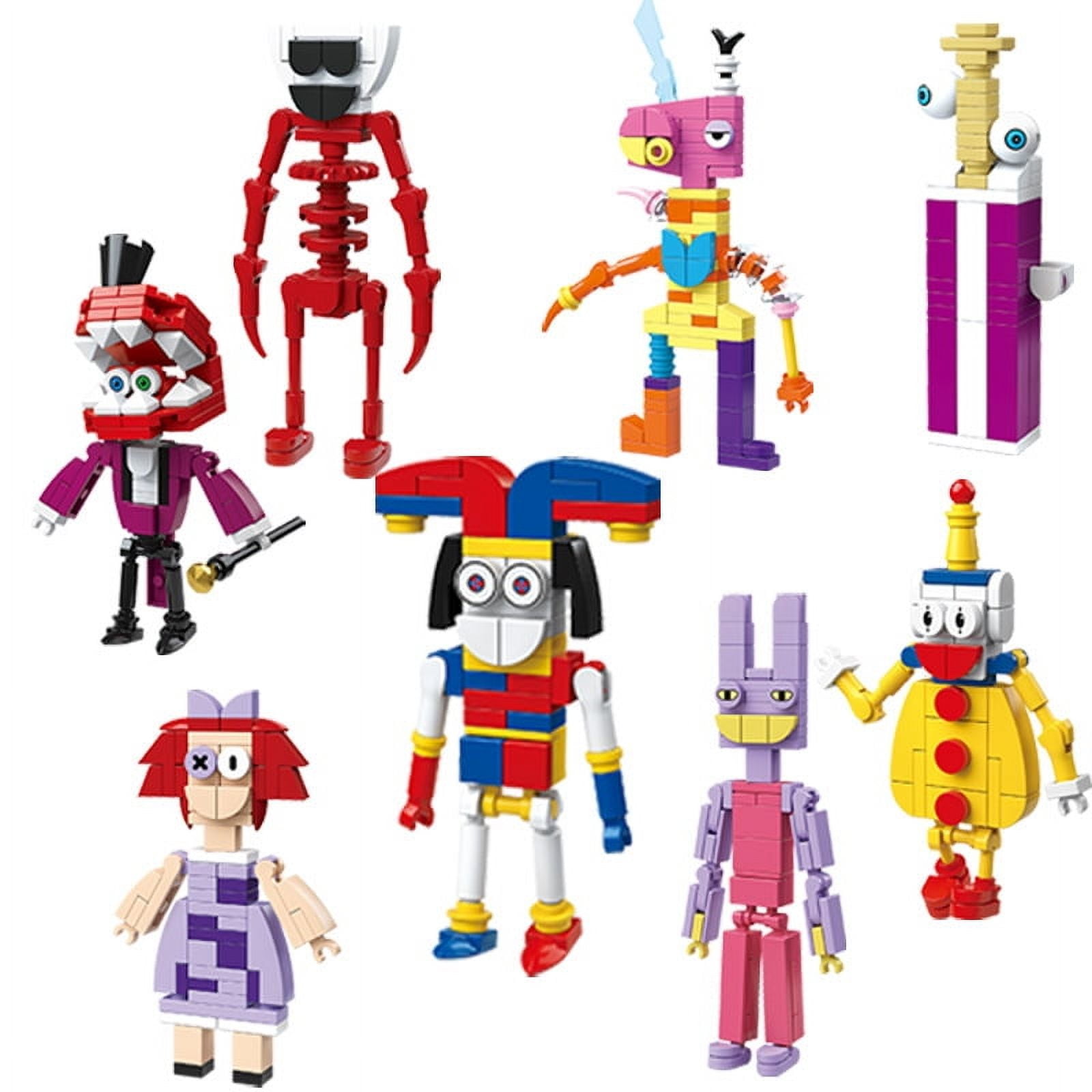 8pcs Cartoon Clowns Building Blocks Set,Mini Action Figure Building ...