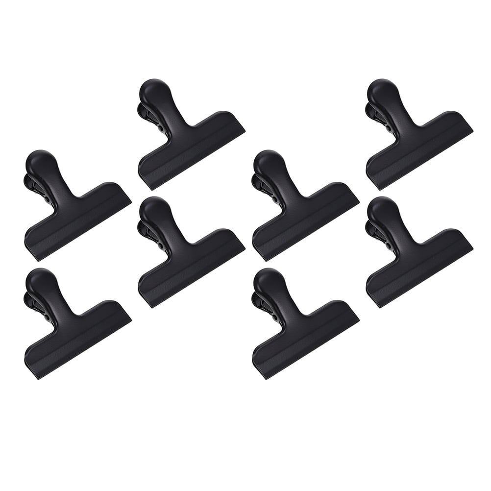 8pcs Chip Clip Stainless Steel Food Bag Clip Portable Paper Clip ...
