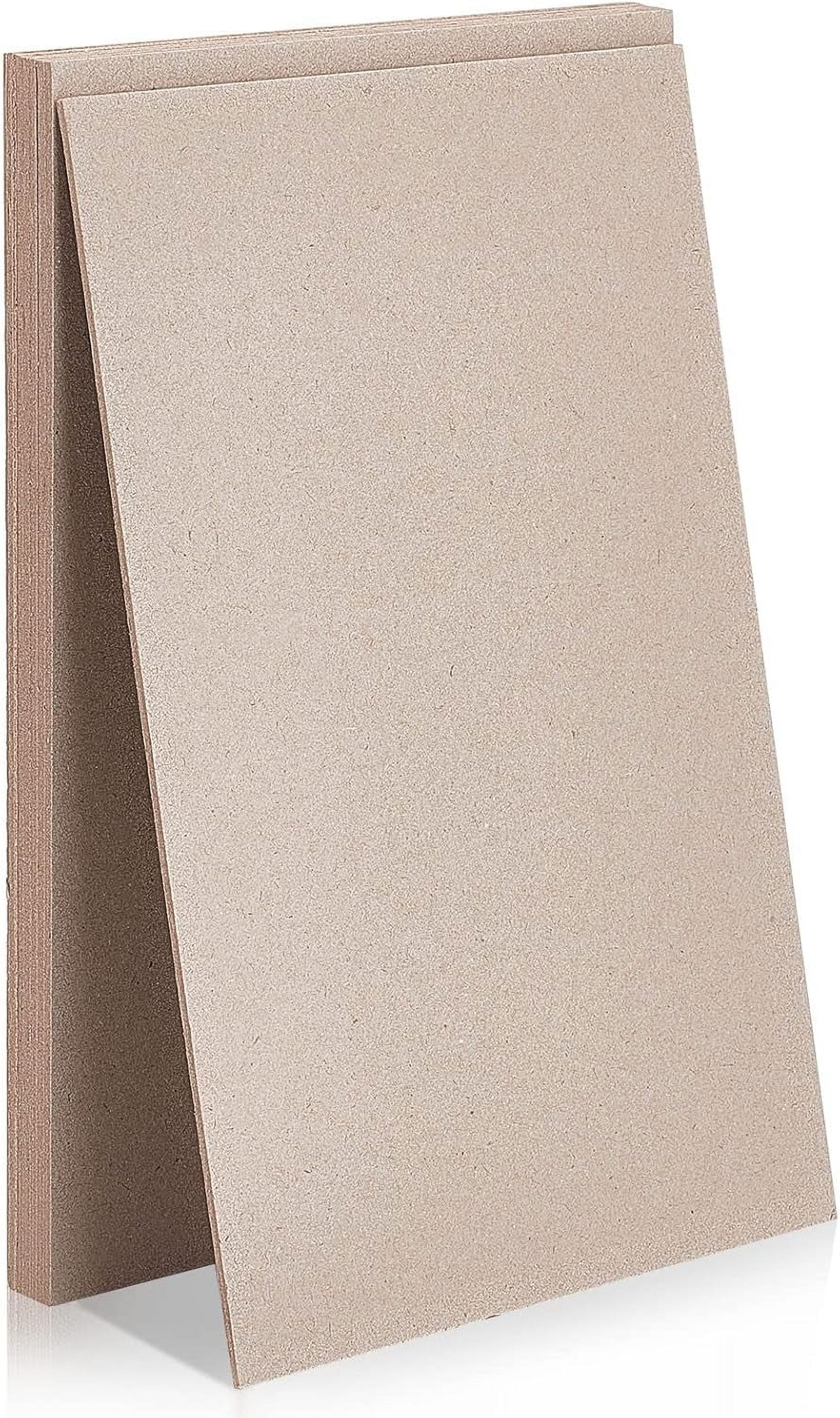 8pcs Chipboard Sheets Rectangle Kraft Paper Book Board Cardboard Sheets ...