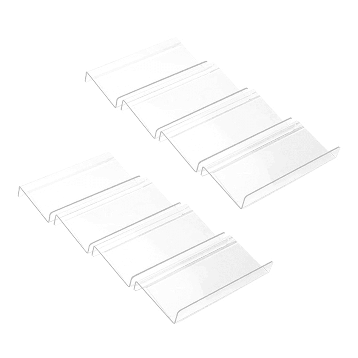 8pcs Clear Acrylic Spice Drawer Organizer,Seasoning Jars Drawers Insert ...