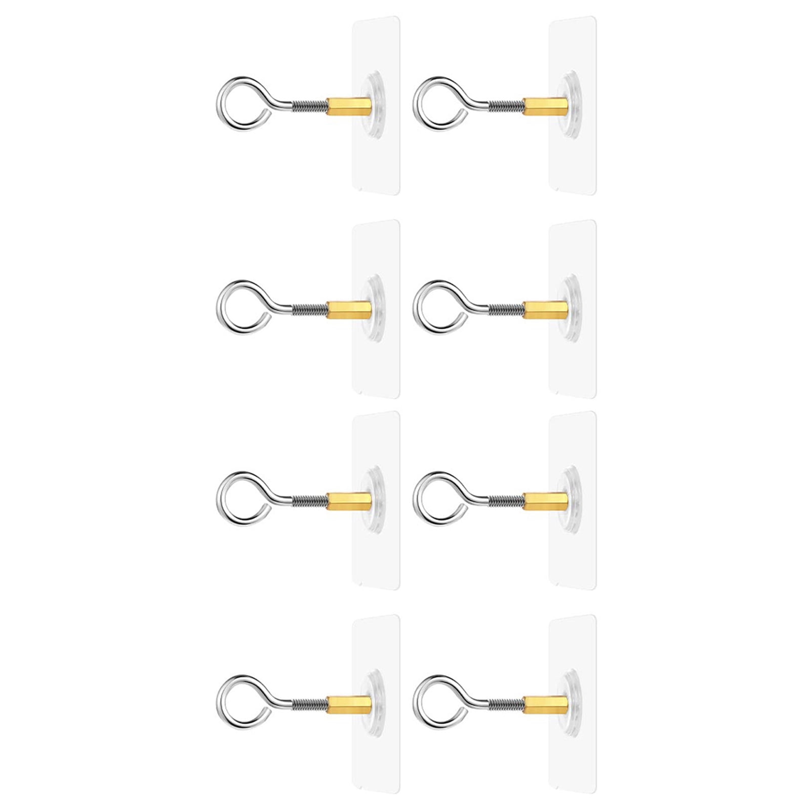 8pcs Clear Adhesive Wall Mounts For Balloons Wind Chimes - Walmart.com