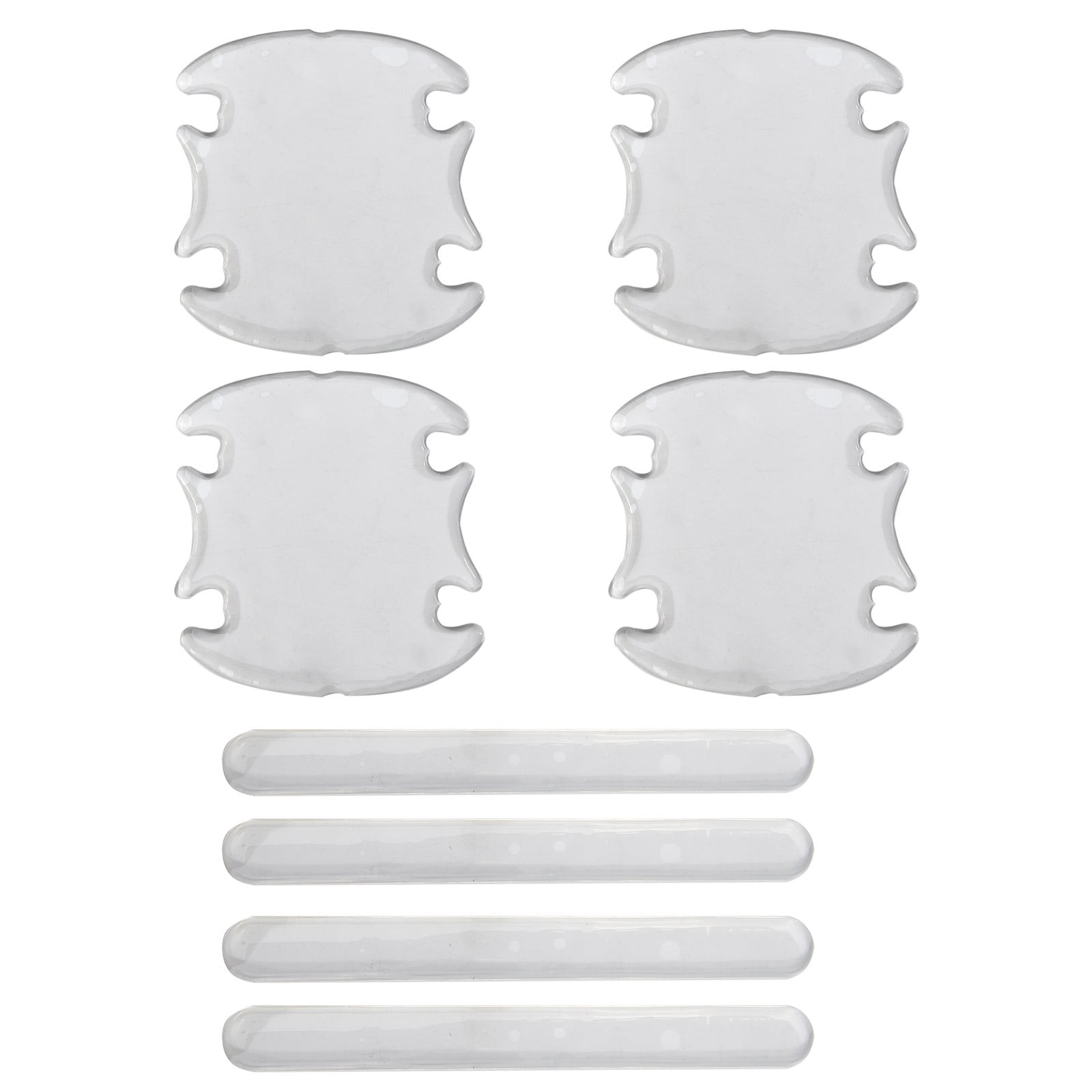 8pcs Clear Car Door Handle Bowl Stickers Anti-scratch Protector Film ...