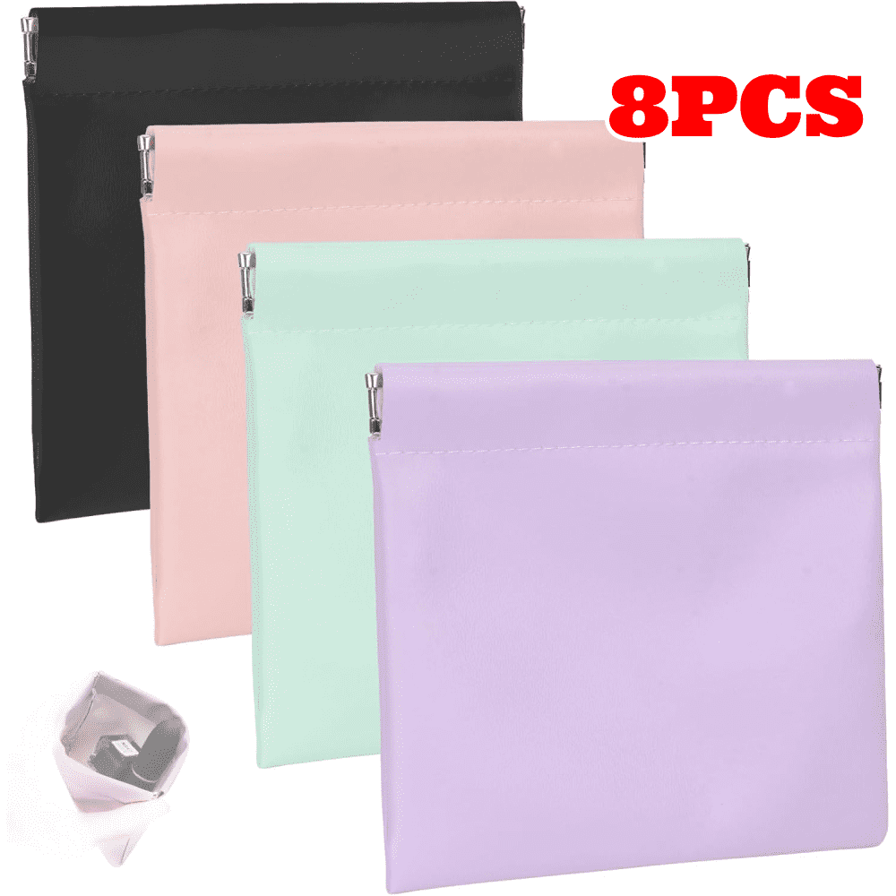 8pcs Coin Purse Pouch, Change Purse Snap Closure Organizer Pouch For ...