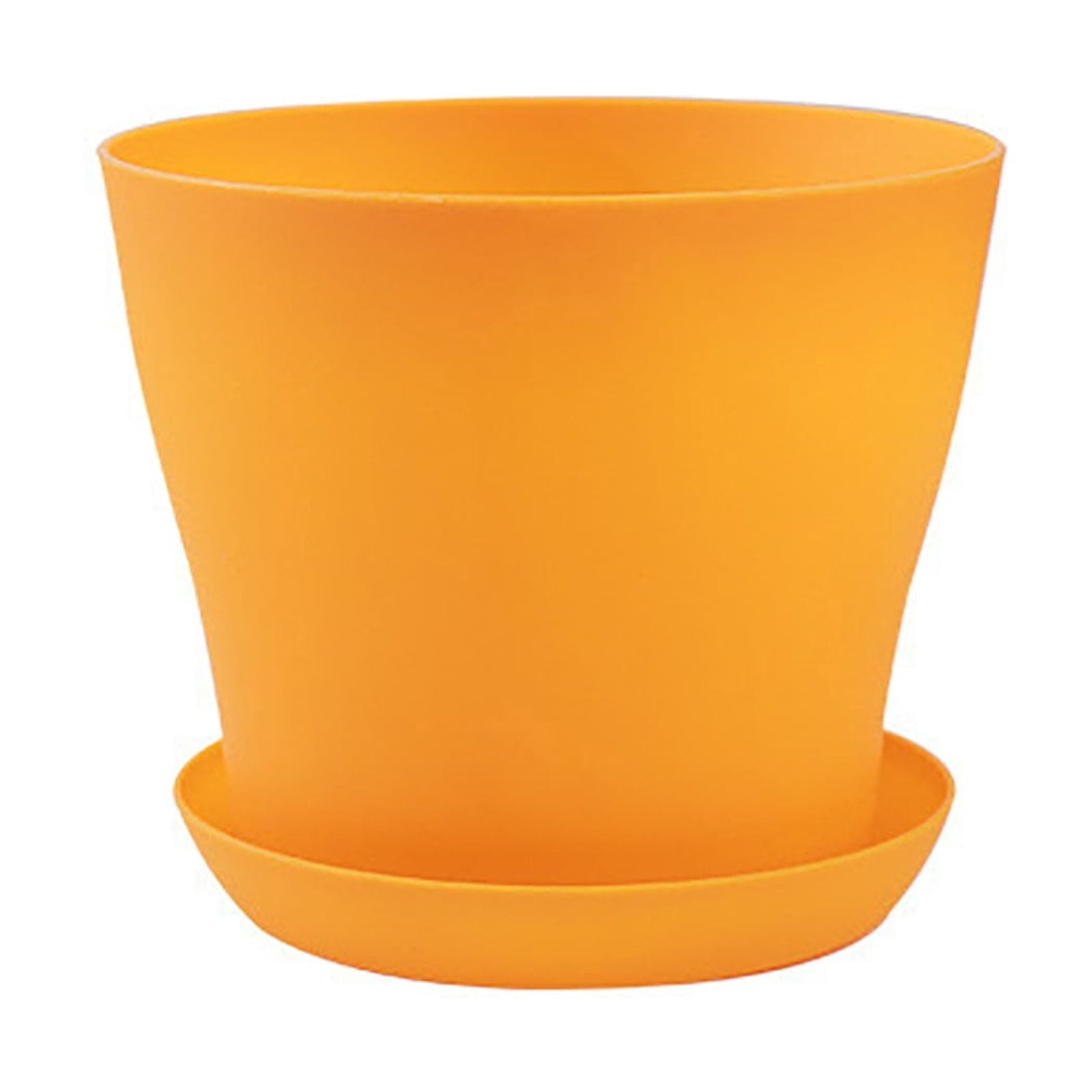 8pcs Colorful Pots with Drainage Hole & Tray 3.7" Small Nursery ...