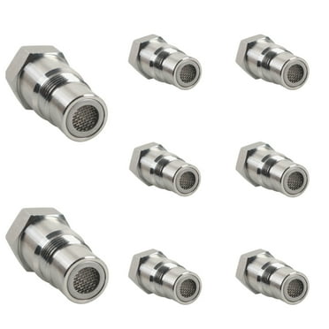 TONAIN 2Pcs Connector M18x1.5 Thread Adapter, Stainless Steel Straight ...
