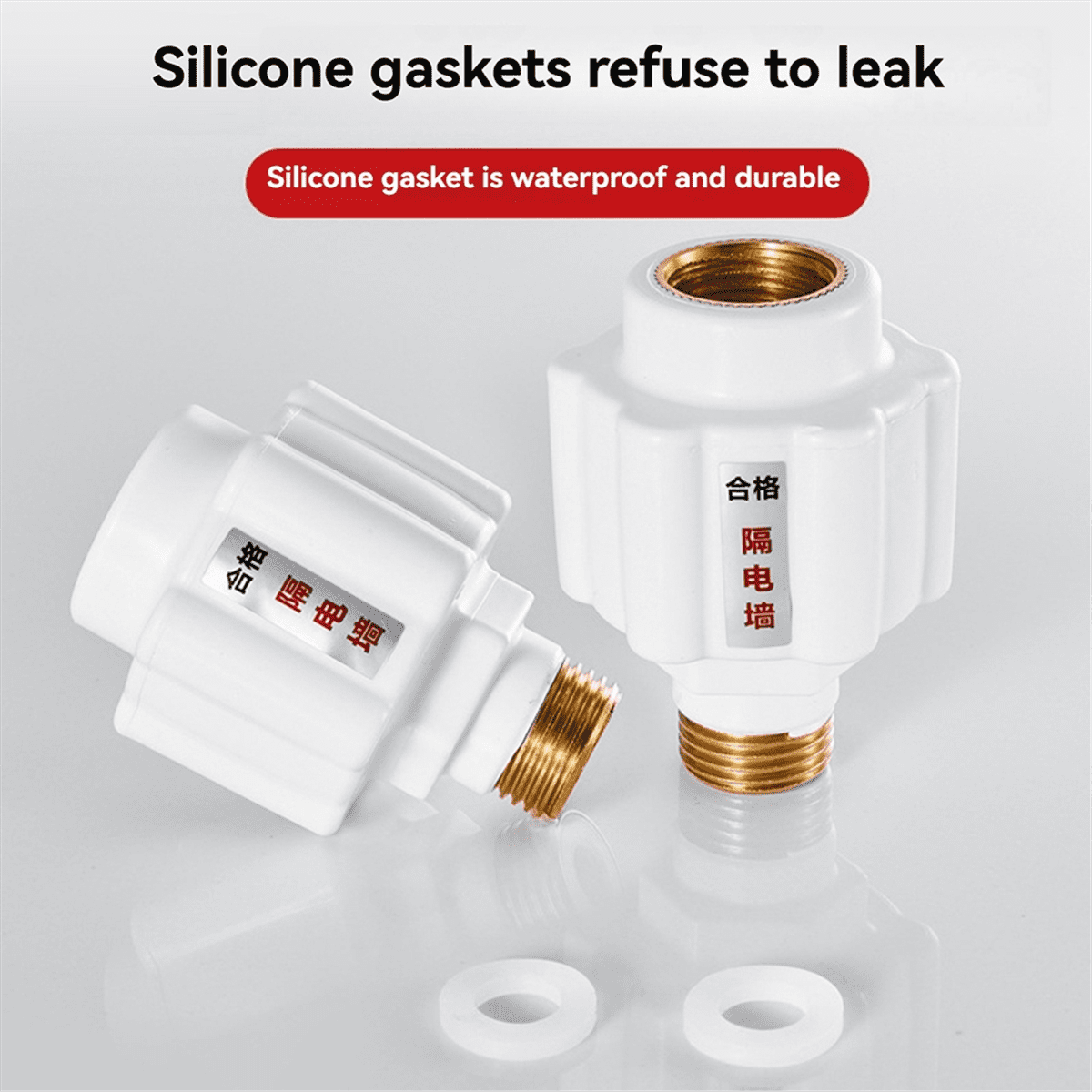 8pcs [Copper-colored aluminum teeth] Electric water heater anti ...