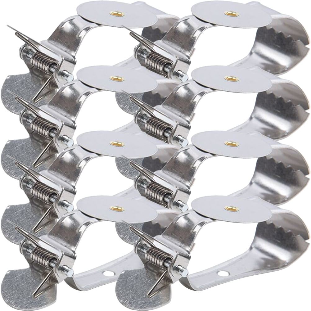 Eease Stainless Steel Curtain Hook Clips - 8pcs - Walmart.com