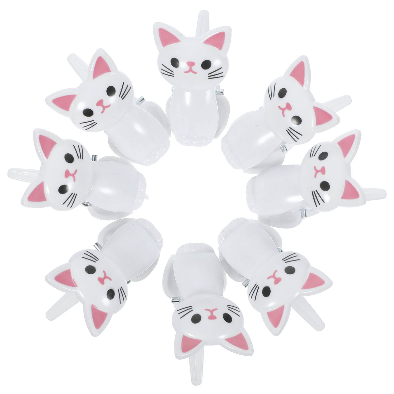 8pcs Cute Cat Clip Chip Bag Clips Kitchen Food Bag Clips for Airtight ...