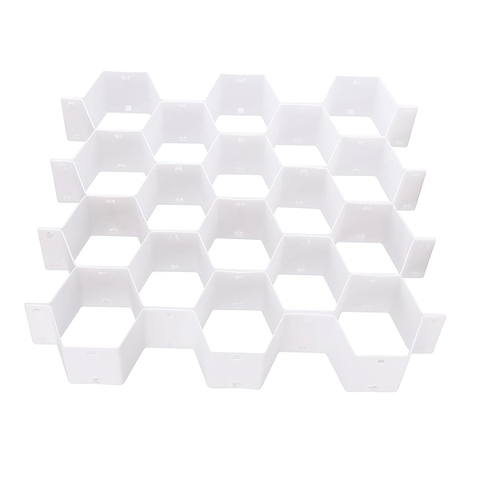 8pcs DIY table Drawer Dividers Grid Drawer Organizer for Clutter White ...
