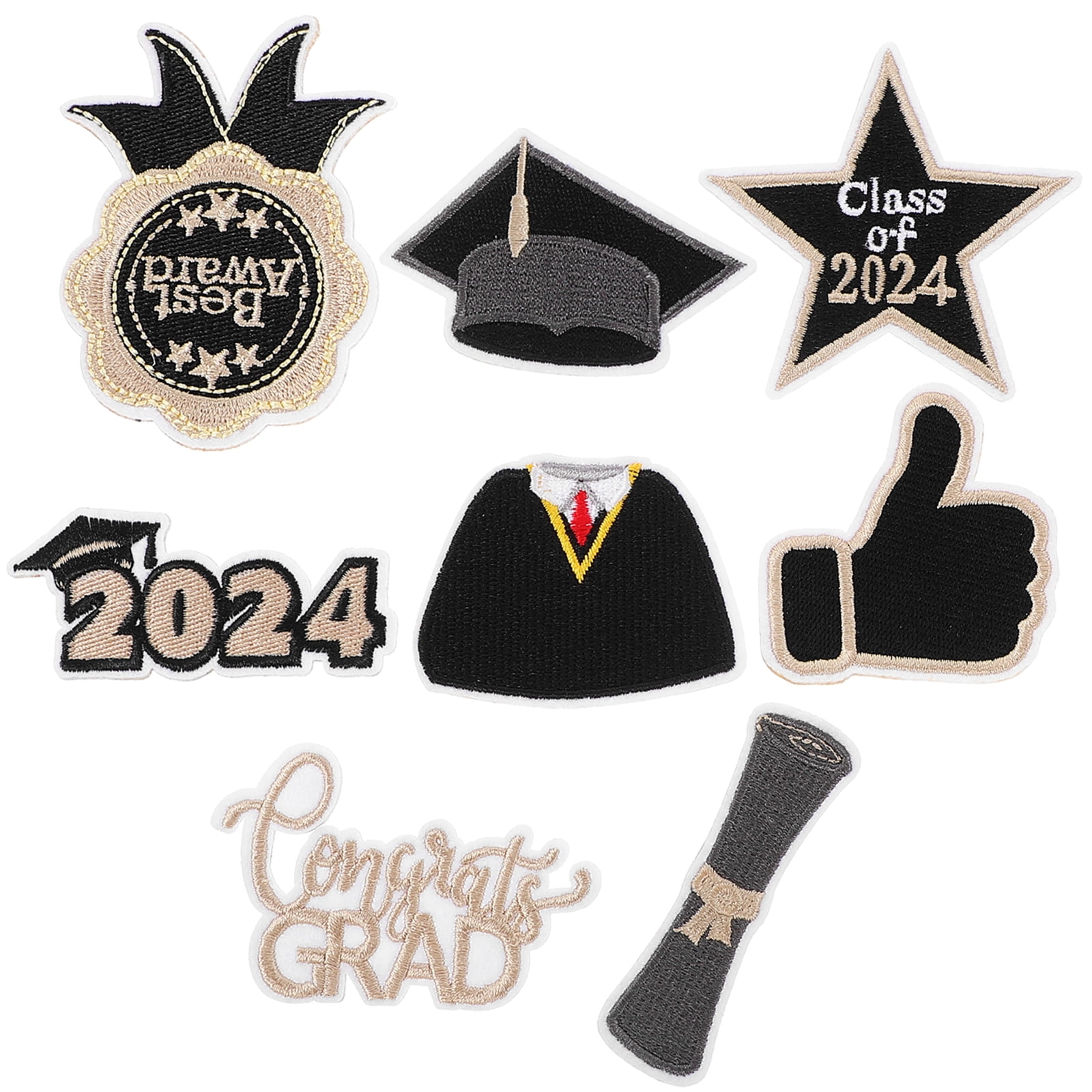 8pcs Delicate Graduation Clothes Repairing Patches Diy Patches Garment ...