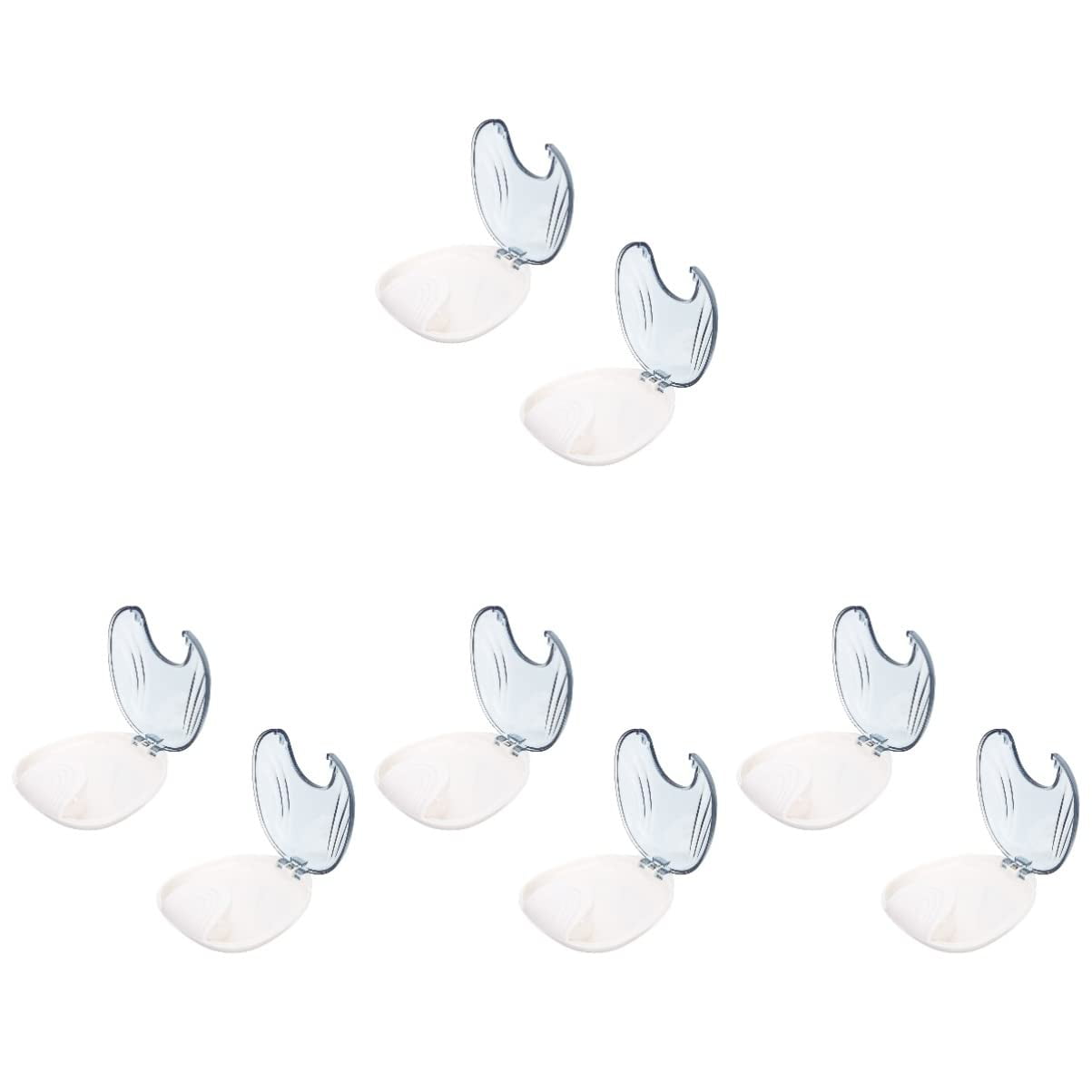8pcs Denture For Design Portable Shape Bath Open Dental Mouth Holder ...
