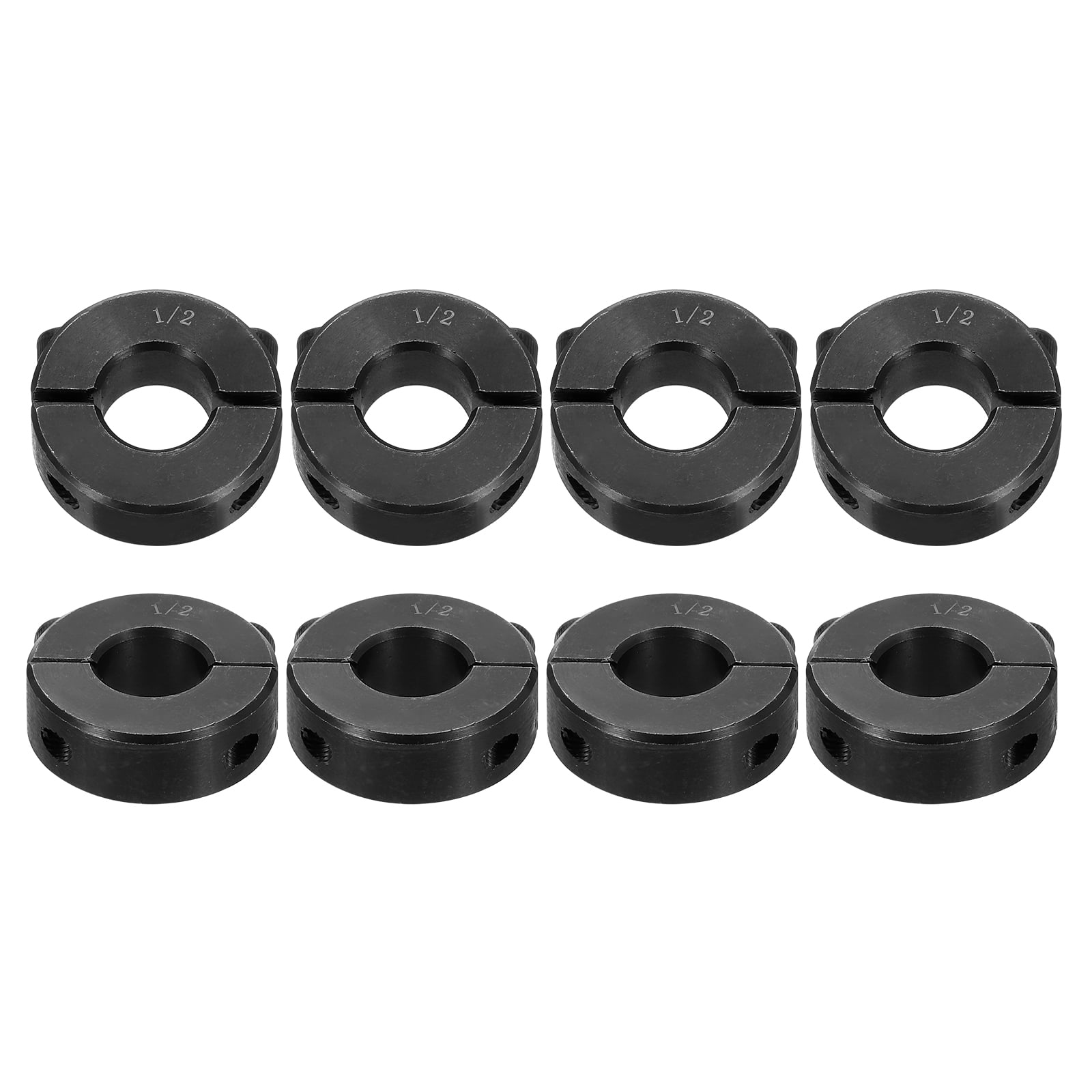 8pcs Double Split Shaft Collar for 1/2" Shaft, Two-Piece Clamping ...