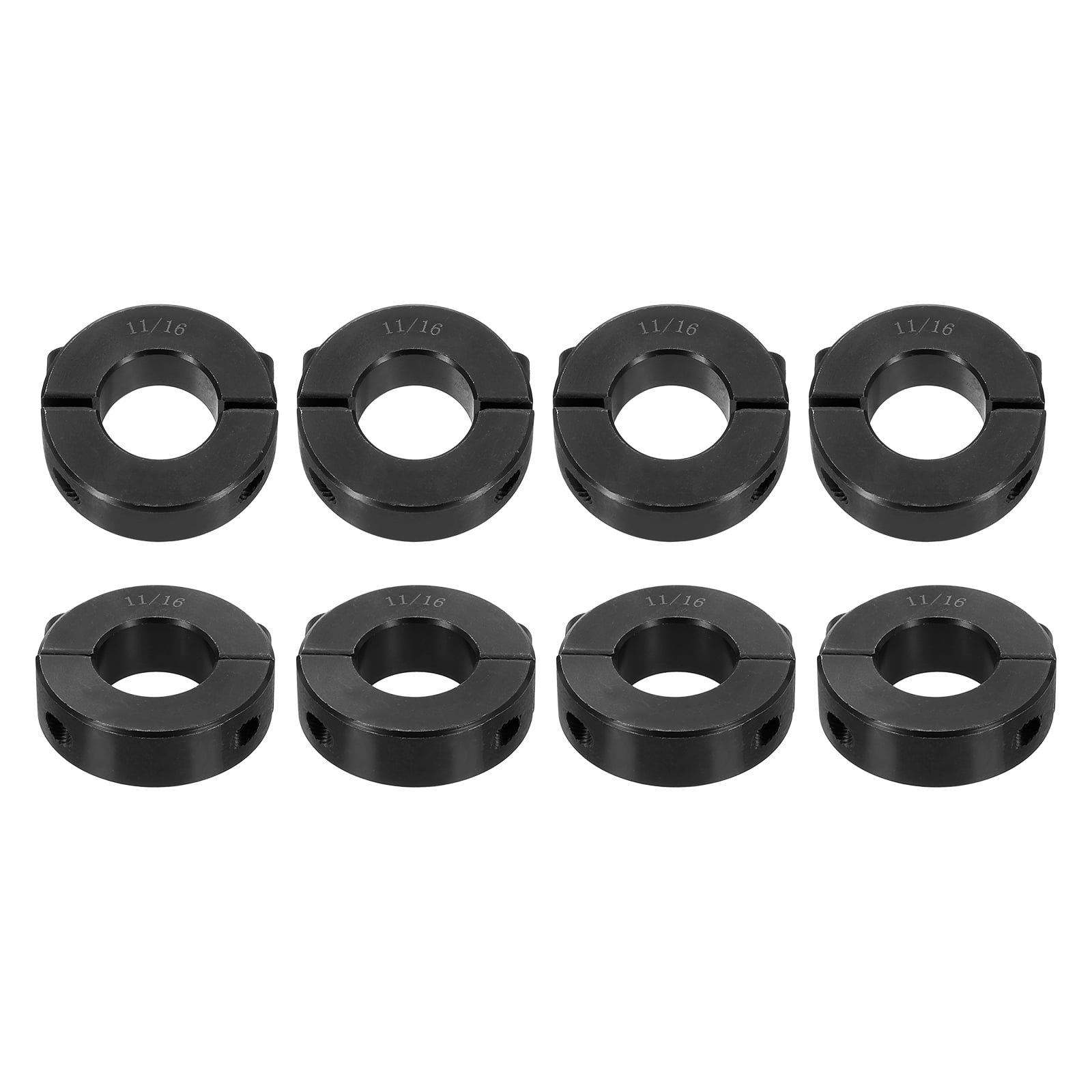 8pcs Double Split Shaft Collar for 11/16" Shaft, Two-Piece Clamping ...