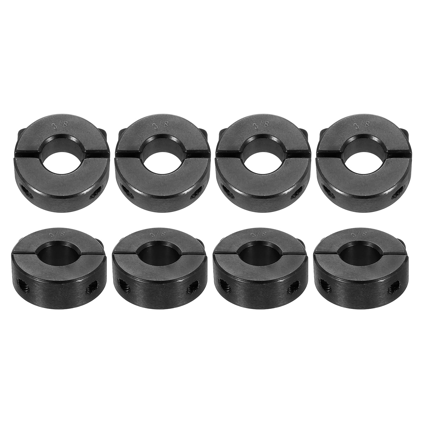 8pcs Double Split Shaft Collar for 3/8" Shaft, Two-Piece Clamping ...